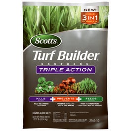 Turf Builder Southern Triple-Action Fertilizer, 4,000-Sq. Ft. Coverage ...